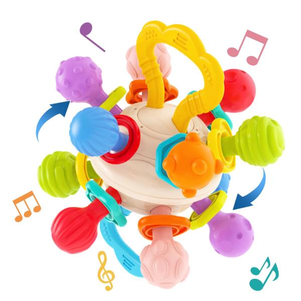 商品名:  Baby Sensory Teething Toys, Teething Relief Ball for Infants, Gifts for Newborn Boys Girls 0 3 6 9 12 Months 1 One...