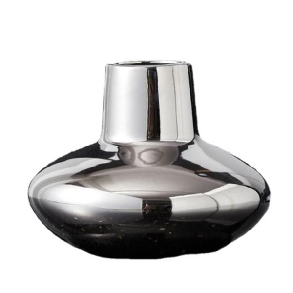 商品名: 花瓶装飾セラミック花瓶、電気メッキ銀花瓶、花の装飾、リビングルーム、ダイニングテーブル、装飾用のモダンな装飾花瓶デ Flower Vases Decorative Ceramic Vases, Electroplated Silv...