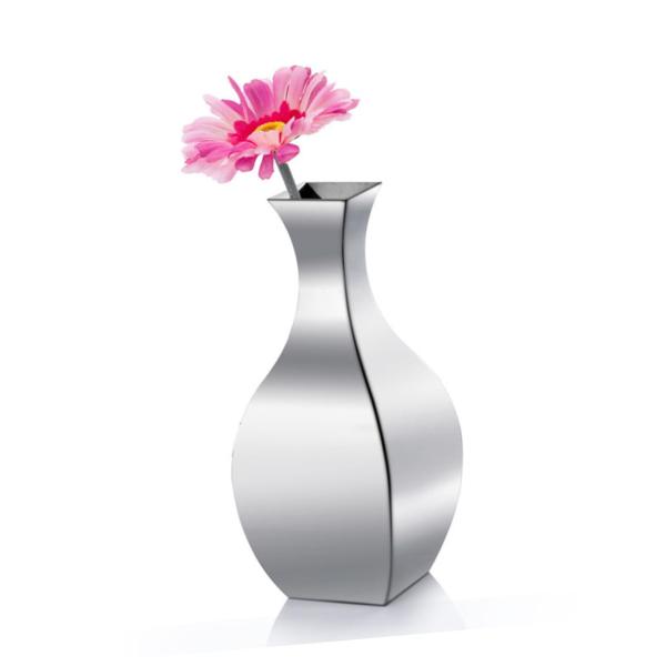 商品名:  ABOOFAN 1pc Flower Vase Square Opening Vase Pots for Plants Home Decor Flat Vase Glass Bud Vases Stainless Steel V...