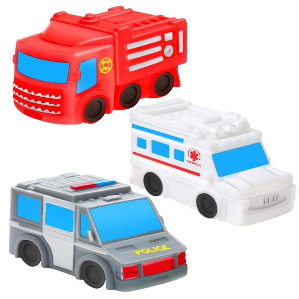 商品名:  Bath Toys for Toddlers 1-3 - Toy Car Mold Free Baby Bath Toys for Infants 6-12 Months No Hole Bath Toys for Babies...