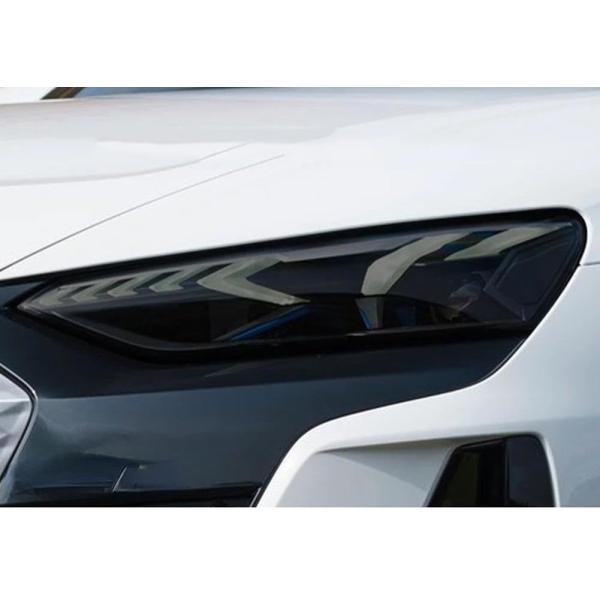 商品名: ChrOx 車のヘッドライト保護フィルムフロントライト透明スモークブラックTPUステッカー2個、アウディE-tron GT RS Quattro 2020-現在用 ChrOx Car Headlight Protective Fi...