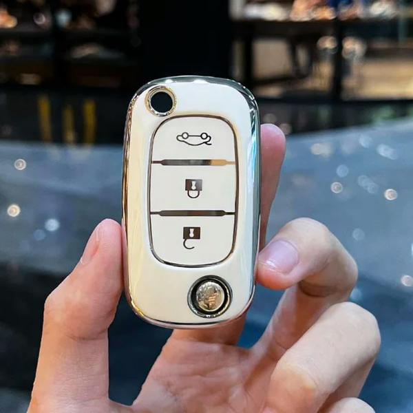 商品名: IPUDIS 車のキーケースカバーメルセデスベンツスマートフォーツー 453 フォーフォーキーレス保護シェルホルダー自動車アクセサリー IPUDIS Car Key Case Cover for Mercedes Benz Sma...
