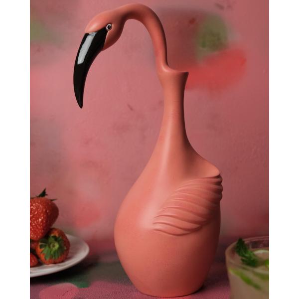 商品名: forkai フラミンゴ花瓶 FORKAI Flamingo Vase for Flowers, 11.6" Pink Centerpiece Vase, Aesthetic Flower Vases Home Decor Liv...