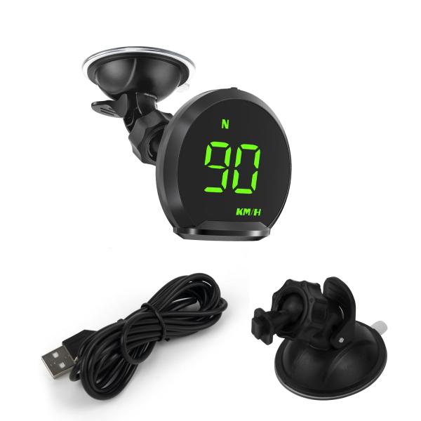 商品名:  SHELITA Speedometer Heads Up Display, Car GPS HUD G13, Driving Speed, Clock,Compass, Fatigue Driving Reminder, Adj...