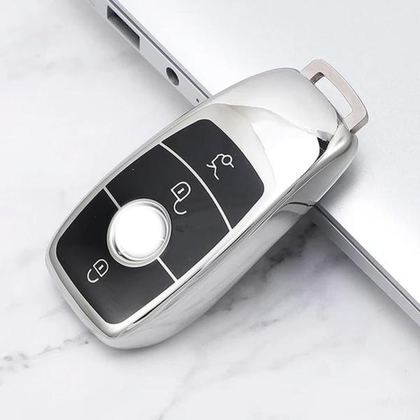 商品名: ModeXo Tpu 車のキーケースカバーメルセデスベンツ AMG E クラス W213/C クラス W205 2018 カースタイリングアクセサリー ModeXo TPU Car Key Case Cover for Merce...