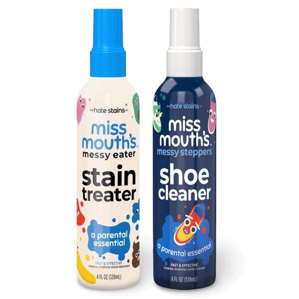 商品名:  Miss Mouth's Messy Eater Stain Treater and Messy Steppers Shoe Cleaner Magic Duo - Stain Remover for Clothes, Carp...
