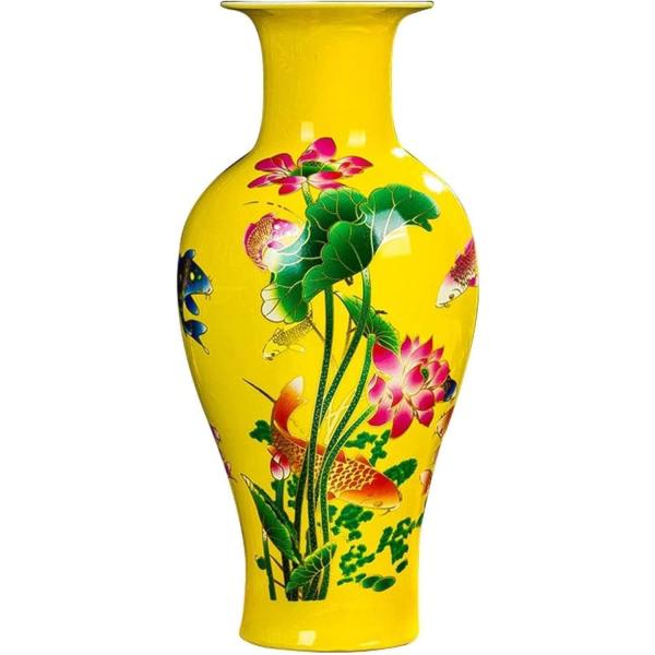 商品名:  FOTN Vases for Flowers Large Fishtail Ceramic Floor Vase,Flower Vase Handmade Home Decorative Vase,Living Room Art...
