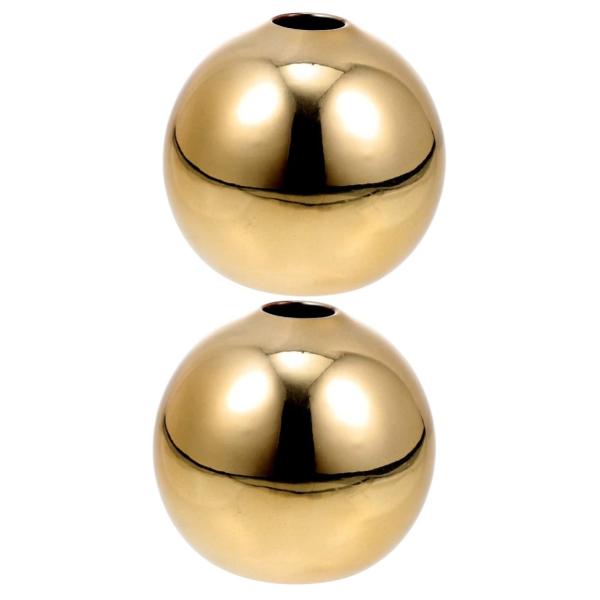 商品名:  Amosfun 2pcs Electroplated Ceramic Vase Small Vases for Centerpieces Mini Flower Vase Round Globe Planter Ceramic ...