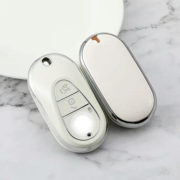 商品名: ModeXo TPU 車リモートキーケースカバーメルセデスベンツ CS クラス W223 W206 S350L S400L S450L S500L 2021 2022 シェル Fob アクセサリー ModeXo TPU Car R...