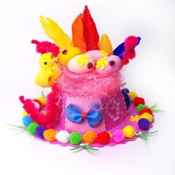 商品名:  ACADOIT DIY Easter Hat Kit Handmade Crafts Party Hats for Children Costume Birthday Party Supplies for Travel, Vac...