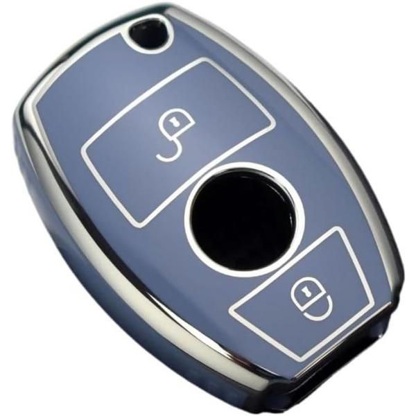 商品名: POSLAB 車のキーフォブカバーメルセデス用ベンツ W204 W463 W176 W251 W205 TPU キーケースカバー 2/3 ボタンシェルフォブ A200 A260 ACRG クラス GLA CLA GLK GLC C...