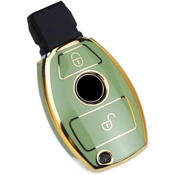 商品名: POSLAB 2 ボタンシェル Fob TPU 車のキー Fob カバーメルセデスベンツ ABCER クラス GLS GLA GLK GLC CLS CLA AMG W204 W205 W212 W463 W176 キーシェル P...