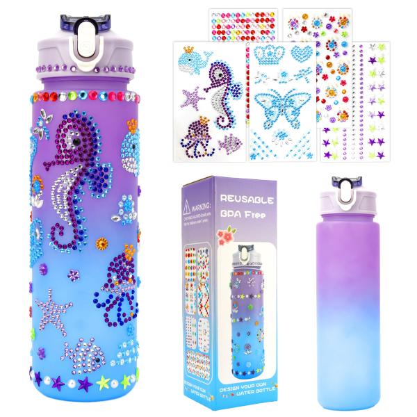 商品名:  Gifts for Girls, Decorate Your Own Water Bottle Kits for Girls Age 4-6-8-10-12, Water Bottle for Girls, Birthday G...
