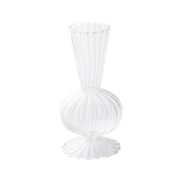 商品名:  Vases for Flower, Transparent Glass Vase Dried Flowers Flowers Small Flower Device Desktop Decoration Home Living ...
