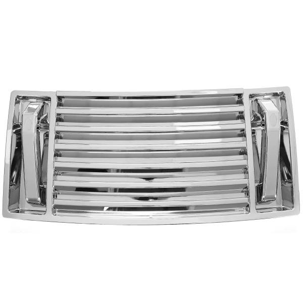 商品名:  HECASA Hood Vent &amp; Handle Kit Compatible with 2003-2009 Hummer H2 Hood Deck Vent Panel Handle Covers Trim Louv...