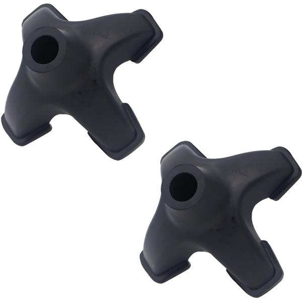 商品名:  2Pcs Cane Tip, Quad Rubber Replacement for Walking Canes, 3/4 inch Non-Slip 4 Prong Rubber Cane Bottom Foot Pad fo...