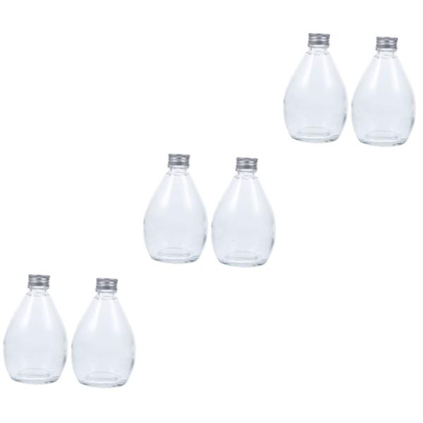商品名:  Amosfun 6 Pcs Floating Vase Vases for Flowers Clear Glass Jars Laboratory Sample Container Clear Vases Empty Car D...