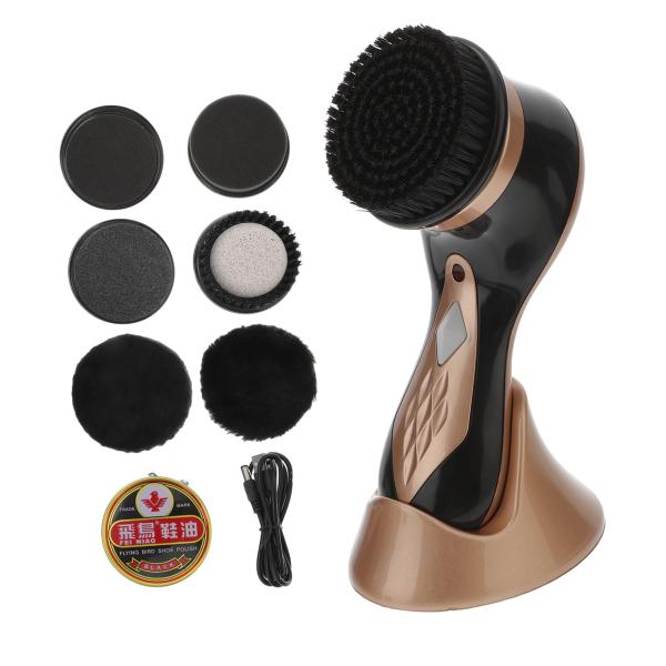 商品名: GALPADA シューズポリッシャー 電動ブーツポリッシャー 靴クリーナー マシン レザーシューズ シャインブラシ 電動靴バッファー 靴クリーナーキット 電動靴磨きブラシ 授乳機器 プラスチックハンギング, F13O36BJHM1...