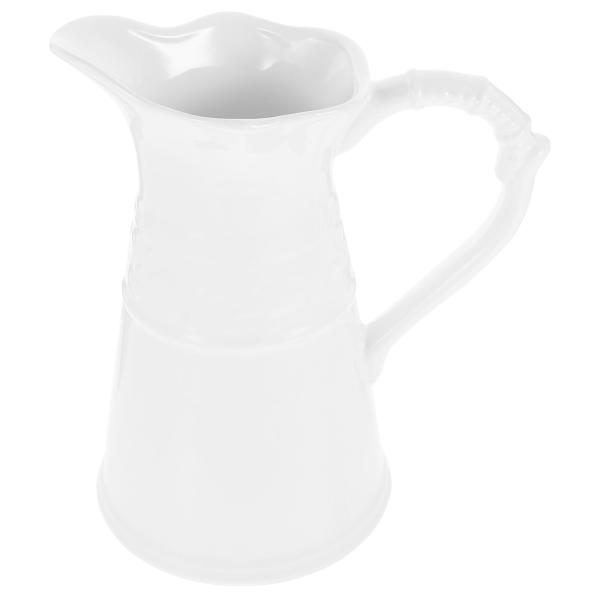 商品名: Amosfun セラミック花瓶 セラミックフローラル花瓶 素朴な花瓶 装飾花瓶 ミルク缶花瓶 陶器花瓶 シングルフラワー花瓶 素朴な水差し 花瓶 農家花瓶 ジャグ プランター セラミックス ヴィンテージ ケトル ホワイト Amos...