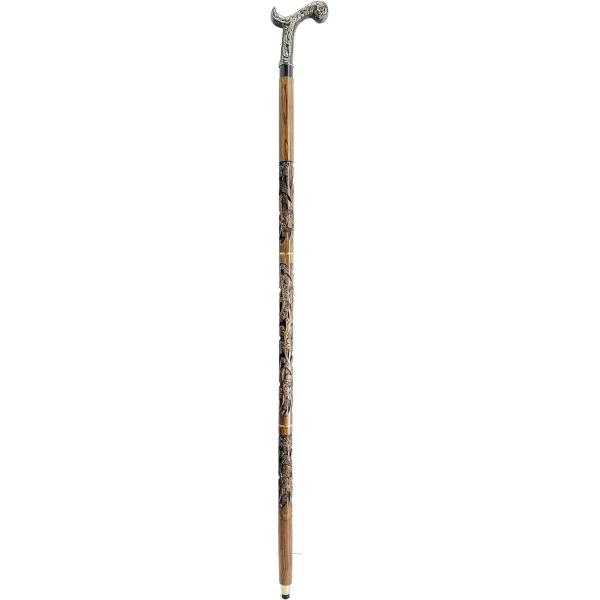 商品名:  Orca International CO.Brass Foldable Walking Stick Cane Wooden Brass Handle Gift for Men &amp; Women 39 inch Free ...