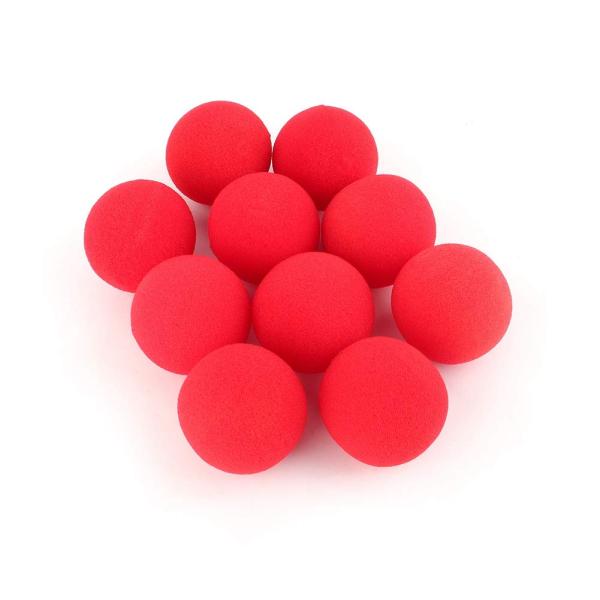 商品名:  Red Soft Sponge Balls, ClassicProps for Comedy Tricks, 10Pcs Set, Magical Appear and Disappear, Great Magics Show,...