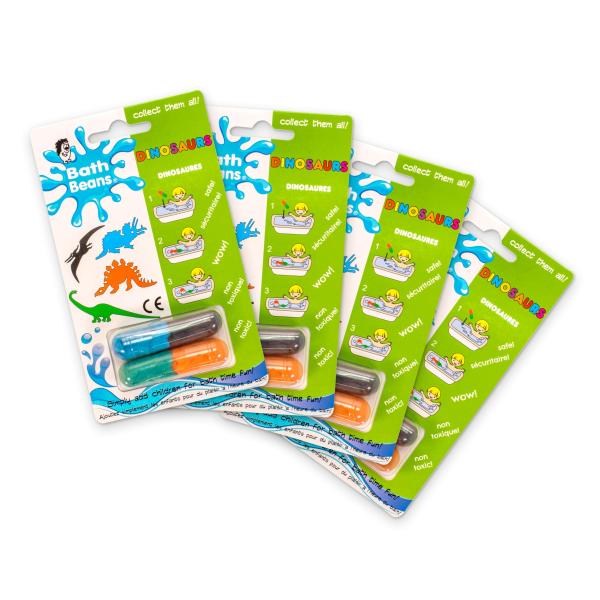 商品名:  Dinosaur Water Growing Bath Bean Toy for Kids (4 Pack) Educational Learning Shower Bath Fun Amusement Toy for Chil...