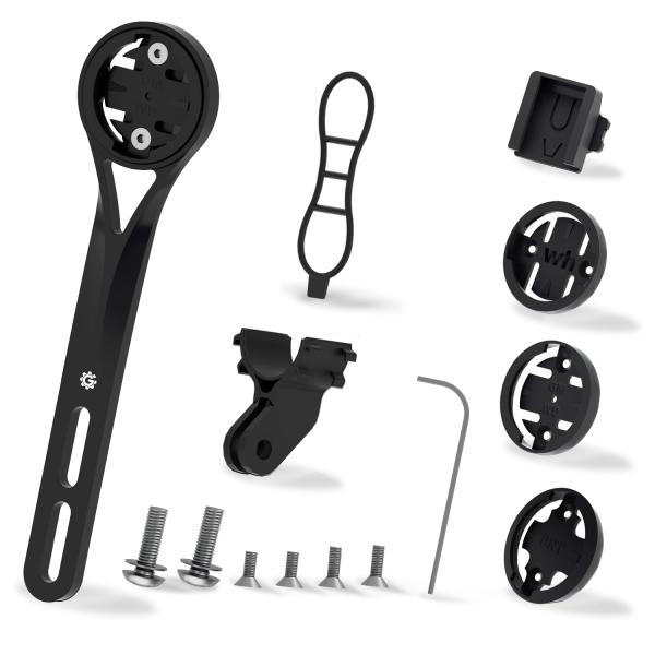 商品名:  GRQUSTO Out Front Cycling Computer Mount - Bike Computer Mount for Integrated Aero Handlebar, Aluminium Alloy Bicy...