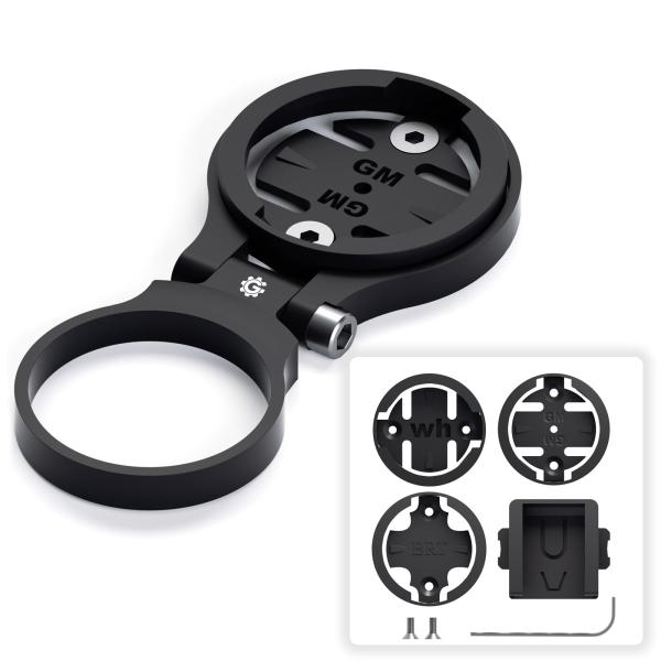 商品名:  GRQUSTO Out Front Bike Stem Mount - Cycling Computer Mount for Wahoo Elemnt Garmin Edge Bryton Rider Stages Dash H...