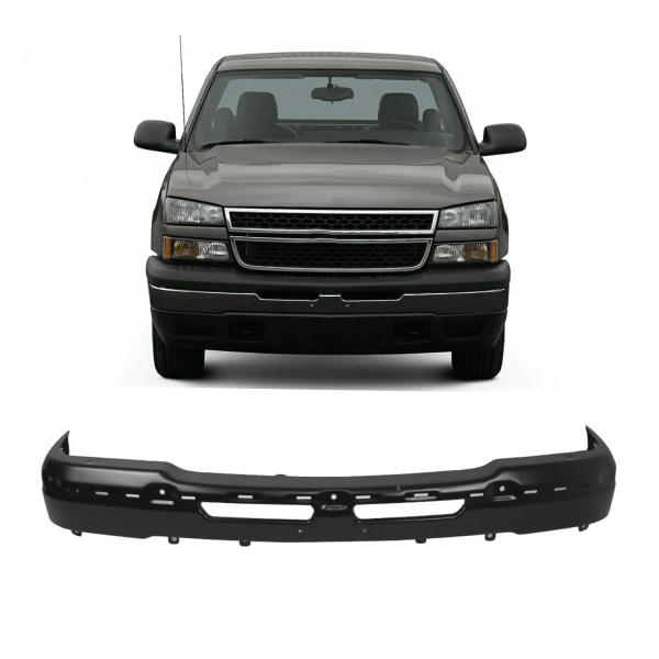 商品名: Quality FIND フロントバンパーフェイスバー 2003-2007 (2007 クラシック) シボレー シルバラード 1500 2500 3500 &amp; シボレー 02-06 アバランチ スチール ブラック GM10...