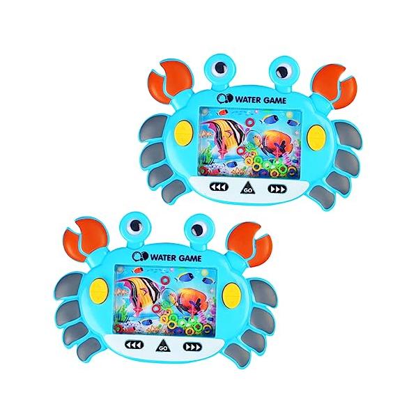 商品名:  HEMOTON 2pcs Ferrule Water Machine Road Trip Toy Water Toss Ring Toy Hands Full Game Old Fashioned Toy Water Ring ...