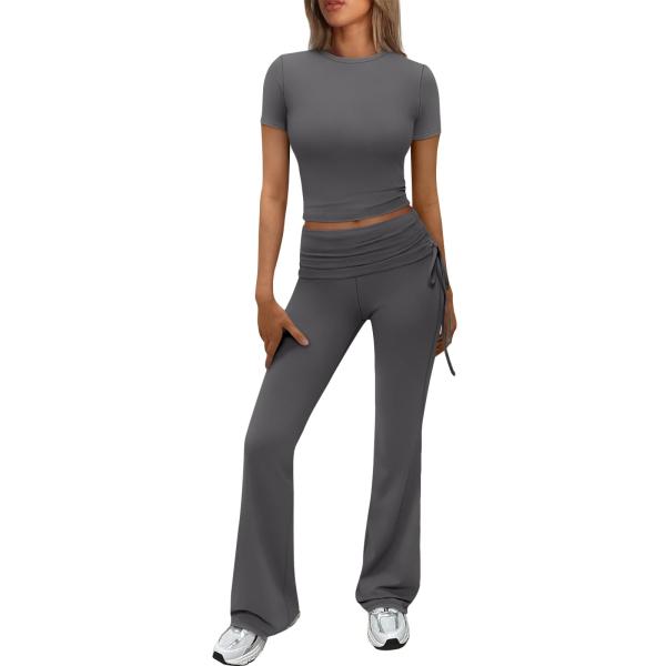 商品名:  Trendy Queen Womens Lounge Sets 2 Piece Outfits Matching Pajamas Joggers Casual Y2k Trendy Tracksuits Travel Tops ...