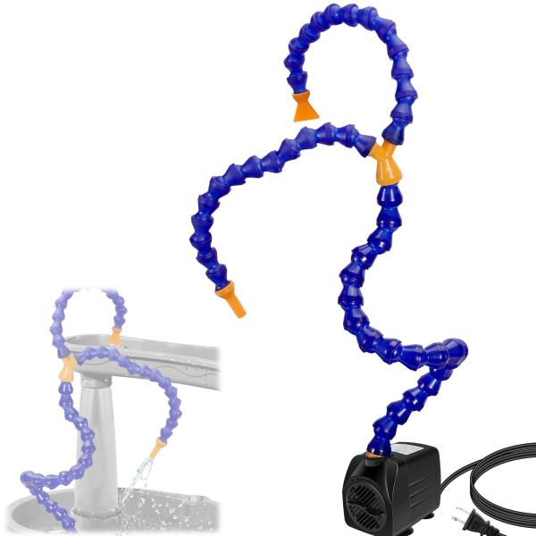 商品名:  2 Tubes Kids Water Table Pump,Automatic Water Table Accessories Pump,Summer Outdoor Splashes Table Toys for Kidsブラ...