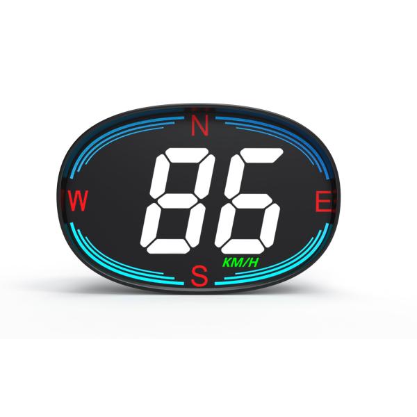 商品名:  Hxexplore GPS Speedometer Heads Up Display Hud LCD Display with Overspeed Alarm Fatigue Driving Alarm - New Car Sp...
