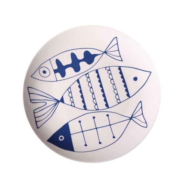 商品名:  IMIKEYA 1pc Ceramic Plate Hutch Kitchenware Premium Ceramic Unique Plate Jewelry Tray Veggie Tray Freehand Plate D...
