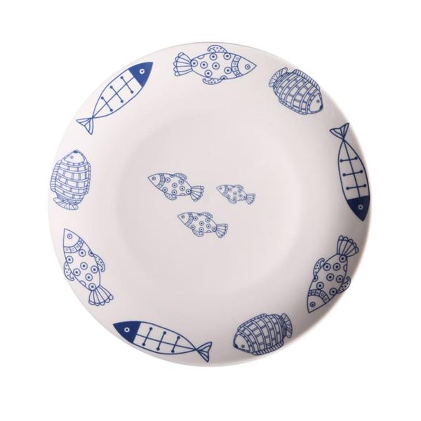 商品名:  IMIKEYA 1pc Chinaware Plate Round Tray Jewelry Steak Plate Ceramic Serving Dish Cake Plates Sushi Serving Salad De...