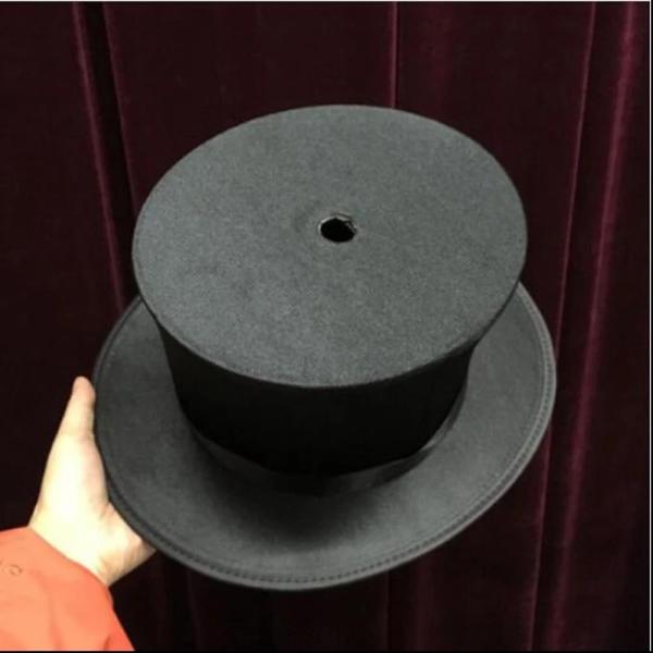 商品名:  MOMOMAGE Magicians Top Hat with Hole Magic Tricks Stage Magic can SED with Cane to Table Base Magic Mentalism Illu...