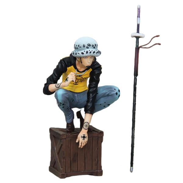 商品名:  zboivfg Anime Action Figure Trafalgar D. Water Law Figure Squatting Position Figure Collection Statue Model Decor ...