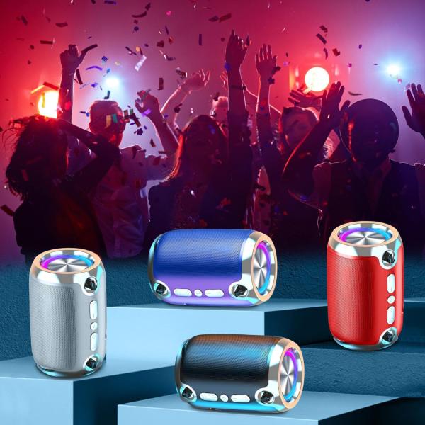 商品名:  YLOMAY Smart Voice Bluetooth Speaker, Voice Control &amp; HD Voice Broadcast Wireless Small Speaker, 6 Playing Mod...