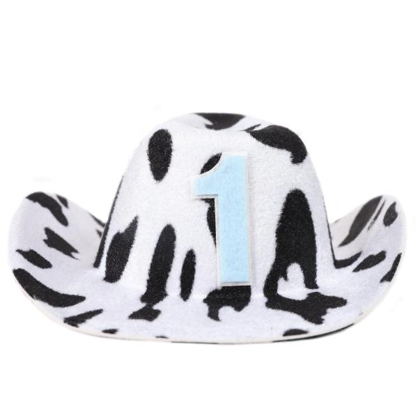 商品名:  PATRDIO Cowboy Birthday Hat-1st Birthday Party Decorations,Western Style Cow Print Birthday Hat,Cowboy Baby First ...