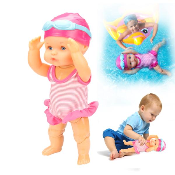 商品名:  OhGosh New Packaging Waterproof Swimmer Doll, Electric Water Baby Doll,Swimming Baby Doll, Backstroke Swimming Dol...