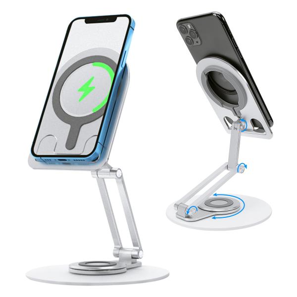 商品名:  Phone Stand for Mag-Safe Charger,Adjustable Height and Angle Aluminum Charging Holder Dock for Desk, Mag-safe Acce...