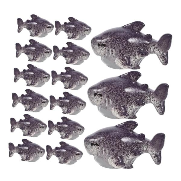 商品名:  balacoo 30pcs Mini Shark Statue Miniature Marine Animal Shark Bonsai Ornament Mini Shark Terrarium Underwater Shar...