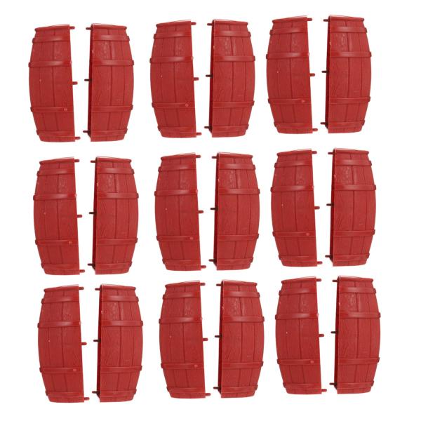 商品名:  VICASKY 12pcs Pirate Barrel Fake Money Jar Whiskey Toy Miniatures Wooden Pickle Barrel Miniature Snack Container F...