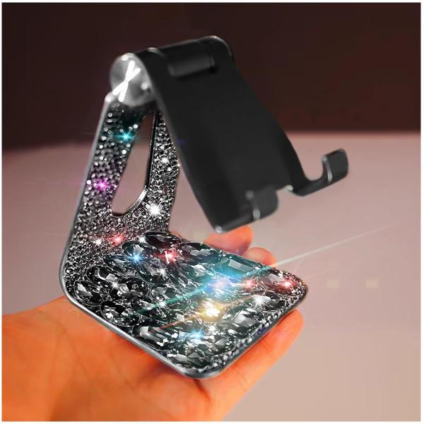 商品名:  Erolagomat Bling Diamond Rhinestone Phone Stand for Desk,Adjustable Cell Phone Holder,Glitter Rhinestone Desktop H...