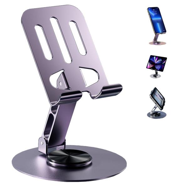商品名:  PALBAO Upgraded-2nd Generation 360° Rotating Dual Folding All-Metal Cell Phone Holder for Desk, Compatible Will Ph...