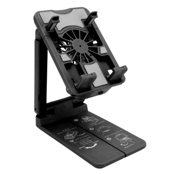 商品名:  Cell Phone Cooler Phone Radiator, Height Adjustable Phone Stand with Cooling Fan, Desktop Phone Holder with RGB Li...