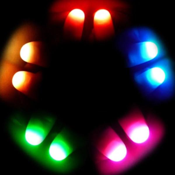 商品名:  MOMOMAGE Super LED Light Thumb Tips Seven Colors Magic Tricks Professional Light-Pair Set D'Lite Stage Props Gimmi...