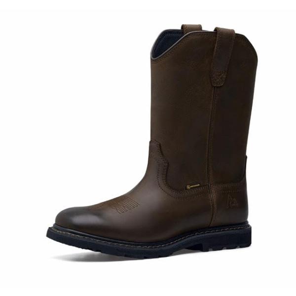 商品名:  ACE Work Boots Waggoner Mens Work Boots ? 10inch Leather Boots for Construction waterproof Slip Resistant botas de...