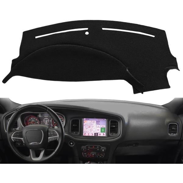 商品名:  Dash Cover Mat Custom Fit for Dodge Charger 2011-2023,Dashboard Cover Pad Carpet J24 Blackブランド: IIKSDII商品サイズ: stan...