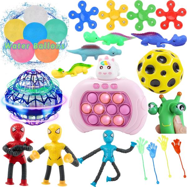 商品名:  Toys Pack for Boys Girls Fidget Sensory Toys Party Favors Figette Spinner Cube Water Ballons Stress Relief Autism ...